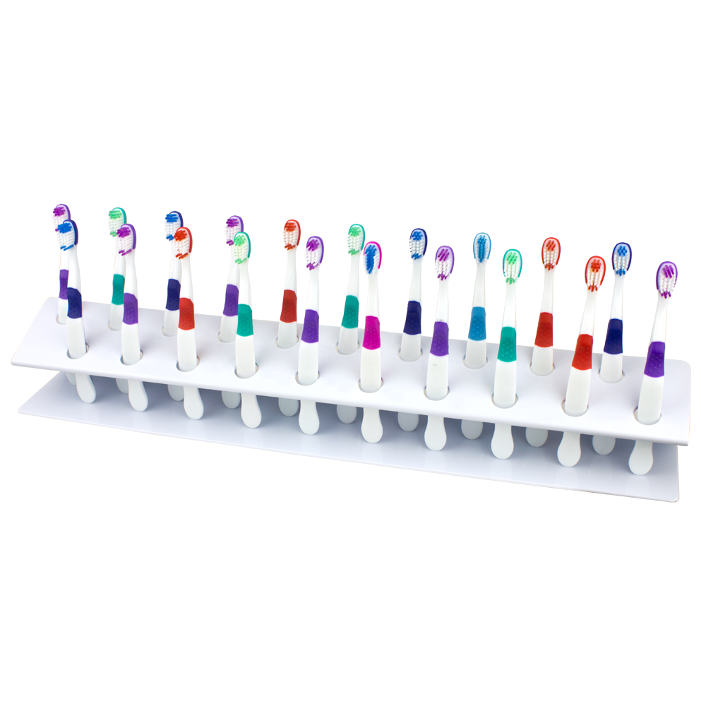 20 Count Plak Smacker Toothbrush Rack (no covers) - Young Specialties